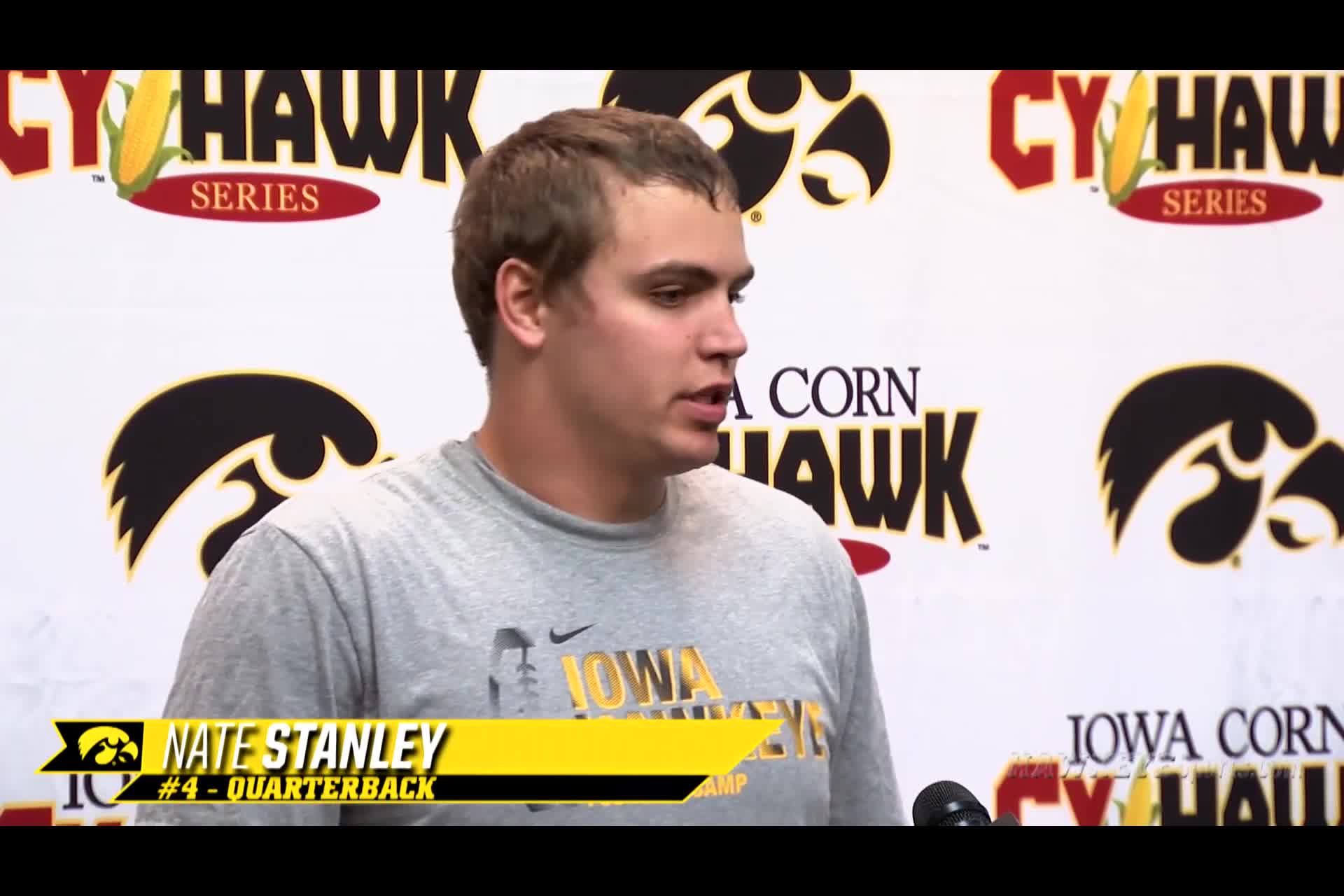 WMT Video System - Football - Iowa Corn Cy-Hawk Series Postgame Reaction
