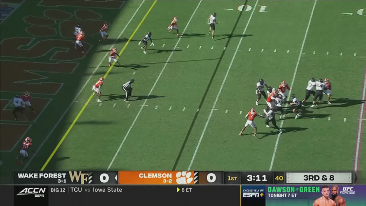 WMT Video System - Football - Clemson Tigers Highlights vs. Wake Forest Demon Deacons _ 2023 ...